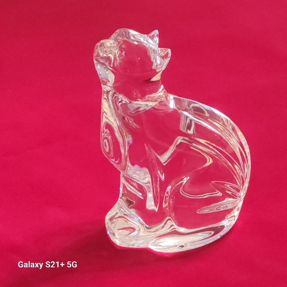 Waterford Crystal | Art | Watherford Crystal Cat Figurine Signed Very ...